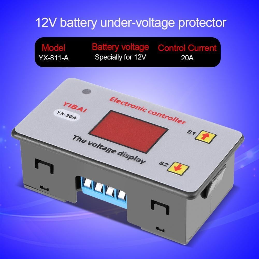 12V Battery Low Voltage Cut off Switch On Protection Auto Controller ...
