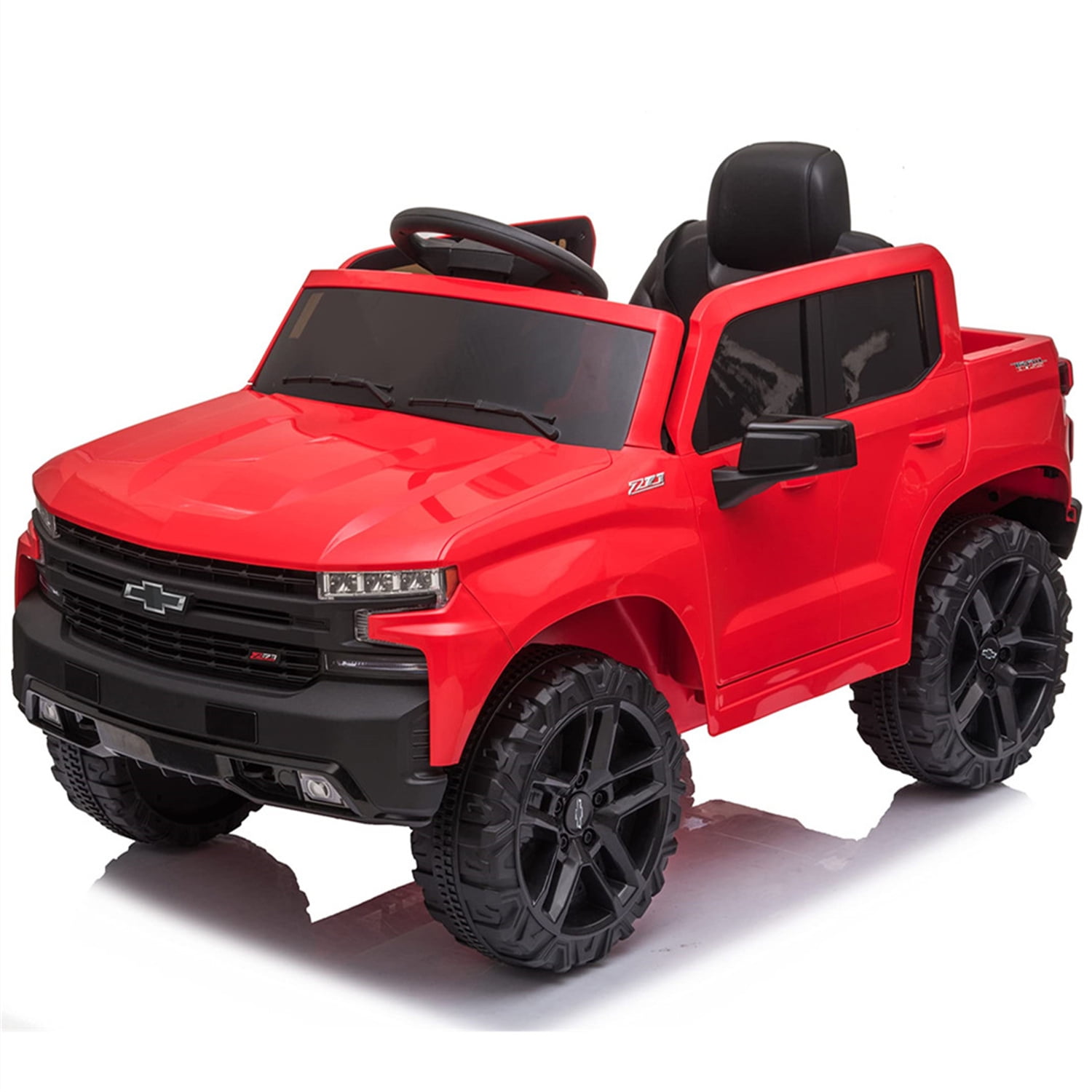 12V Battery Powered Electric Car for Kids,Licensed Chevrolet Silverado ...