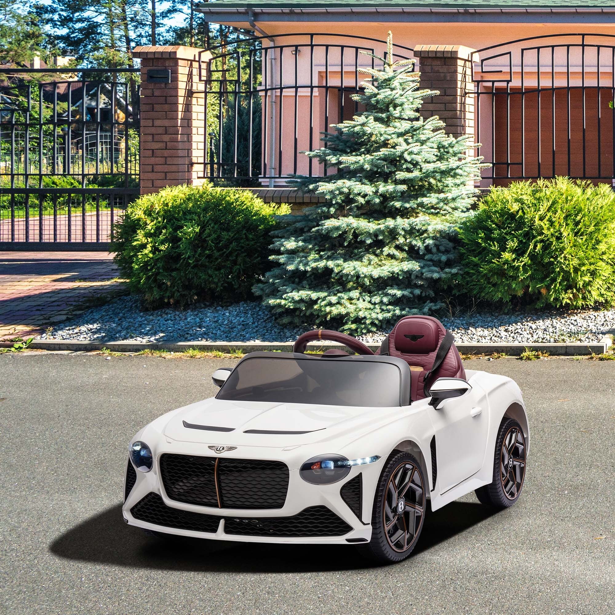 12V Battery Powered Ride On Car for Kids: Licensed Bentley Bacalar ...