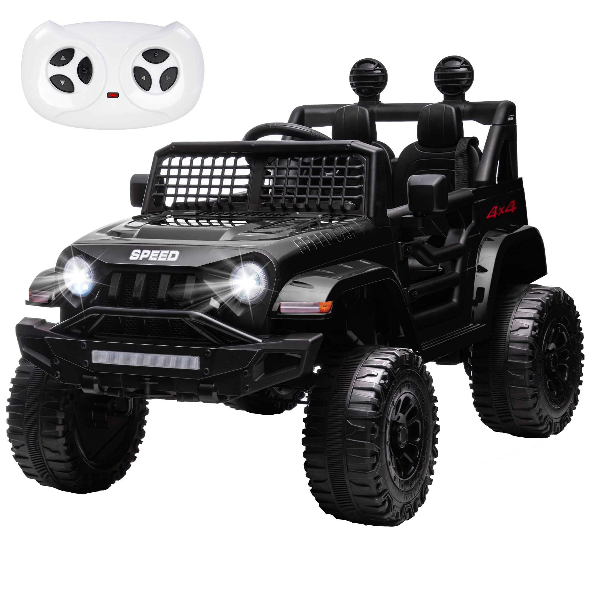 12V Battery Powered Ride on Toys, SESSLIFE Kids Ride on Car with Remote ...