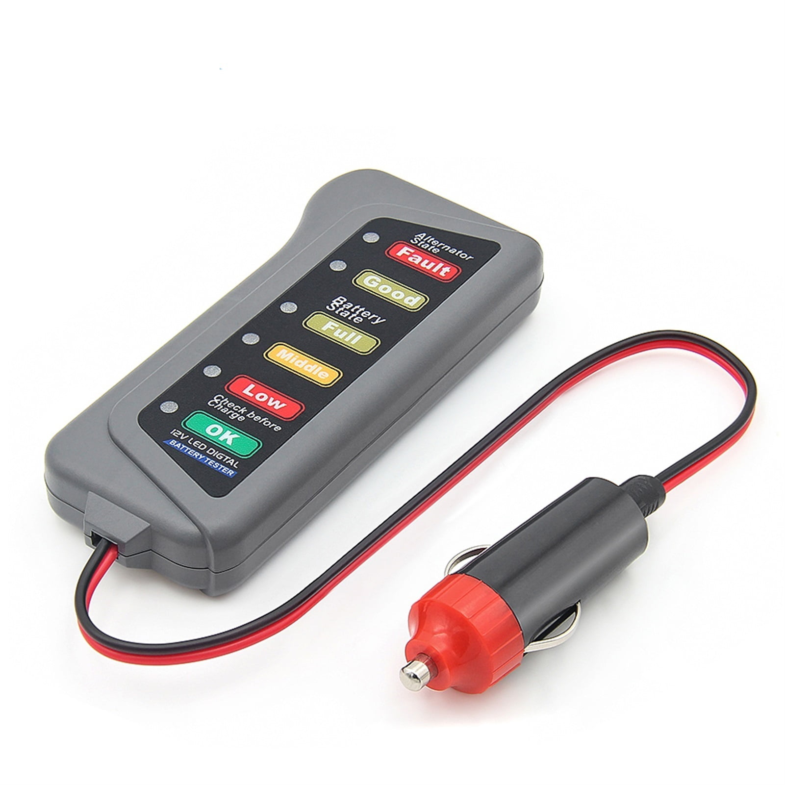 12V Battery Tester via Car charger Automotive tester Tools fast Battery ...