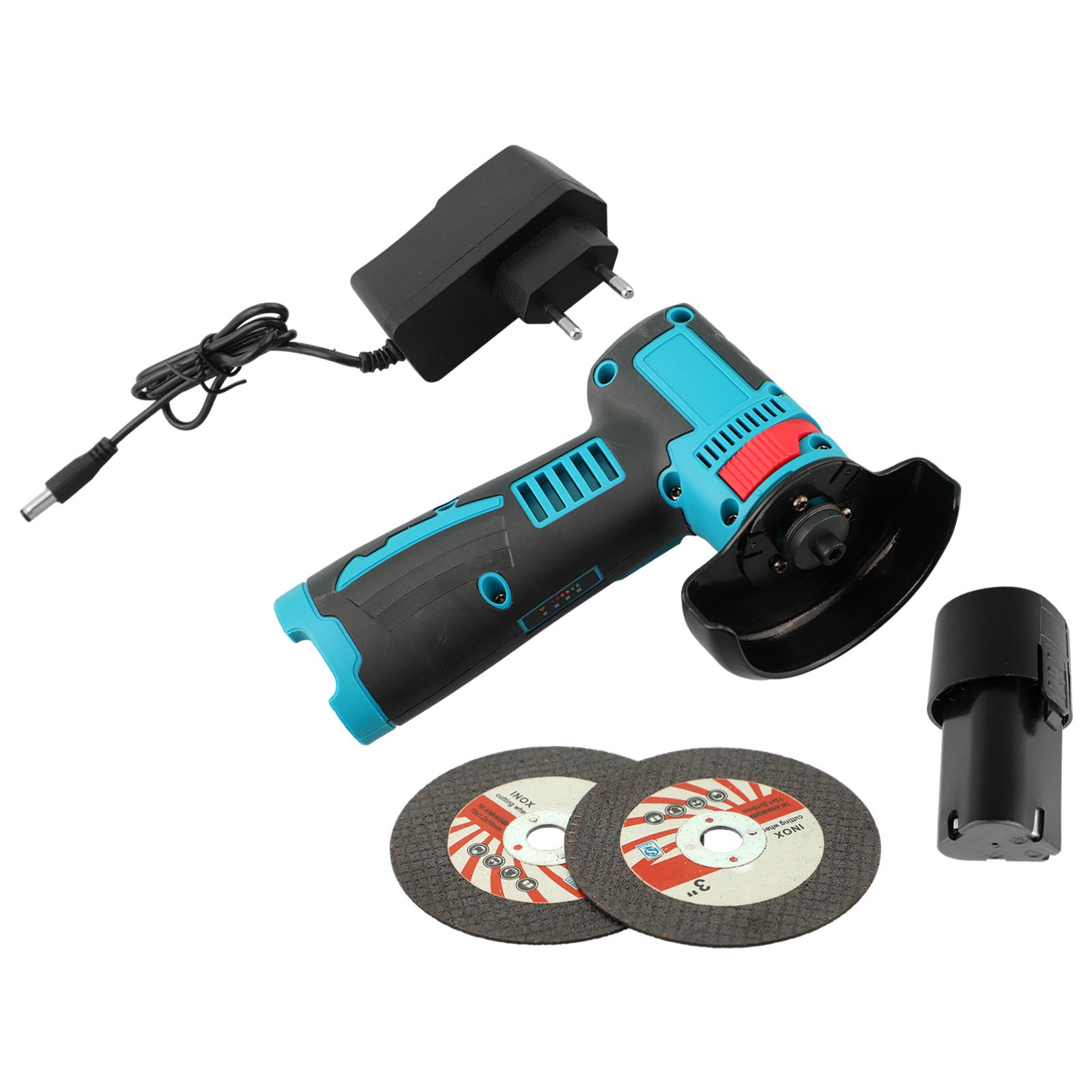 12V Brushless Angle Grinder 19500Rpm Rechargeable Grinding Tool Cutting ...