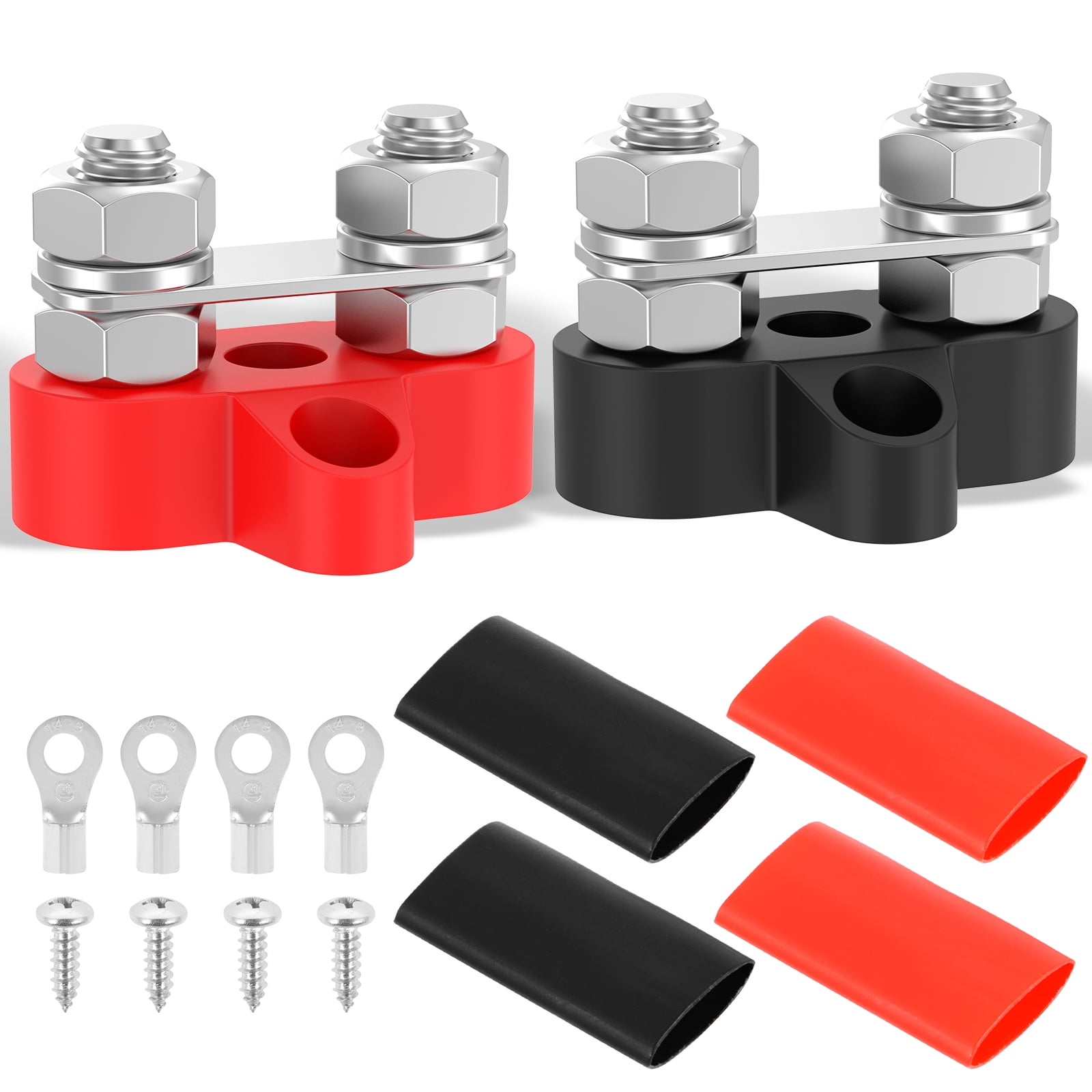 12V Bus Bar Reliable Power Distribution Block M8 Battery Distribution Block Battery Wire ...