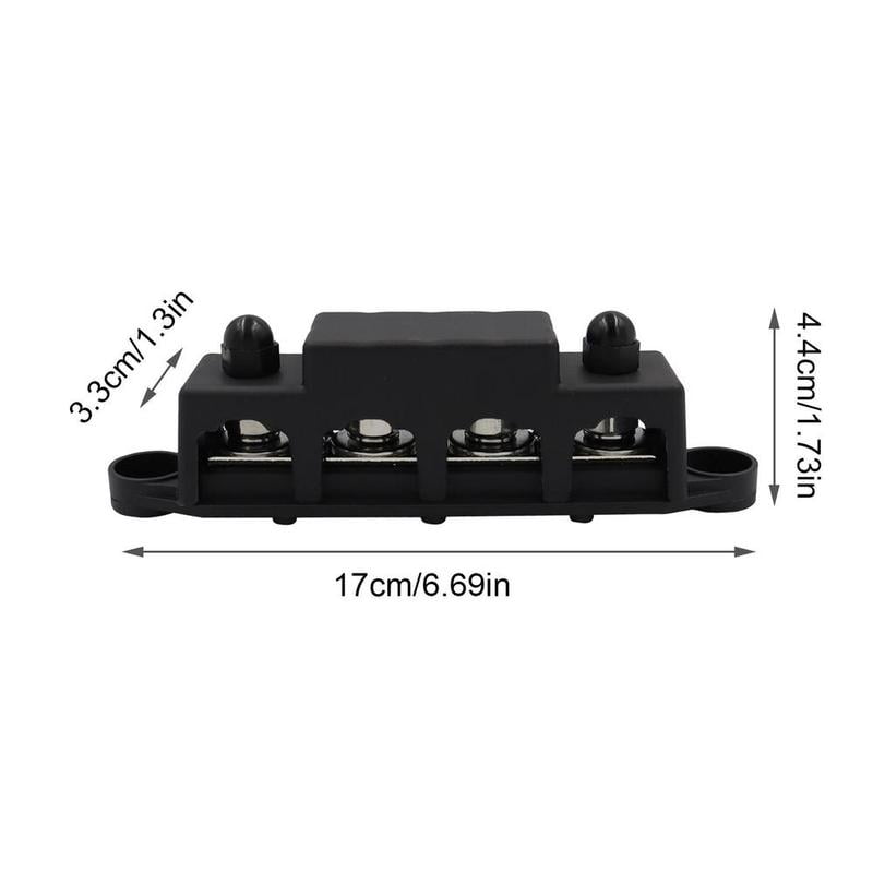 12V Bus Bar Terminal Positive Negative M8M10 Battery Power 250A ...