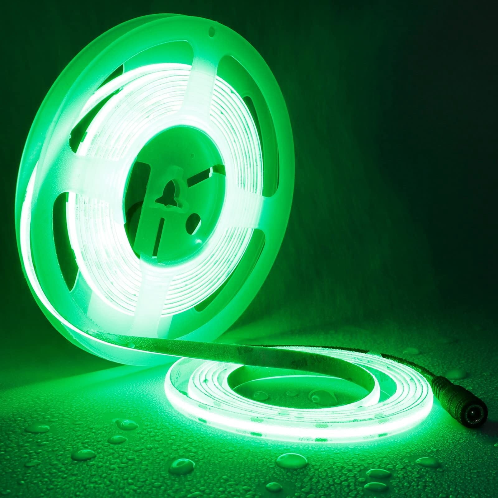 12V COB LED Strip 3000K Warm White Waterproof IP65 480LEDs/M Super ...