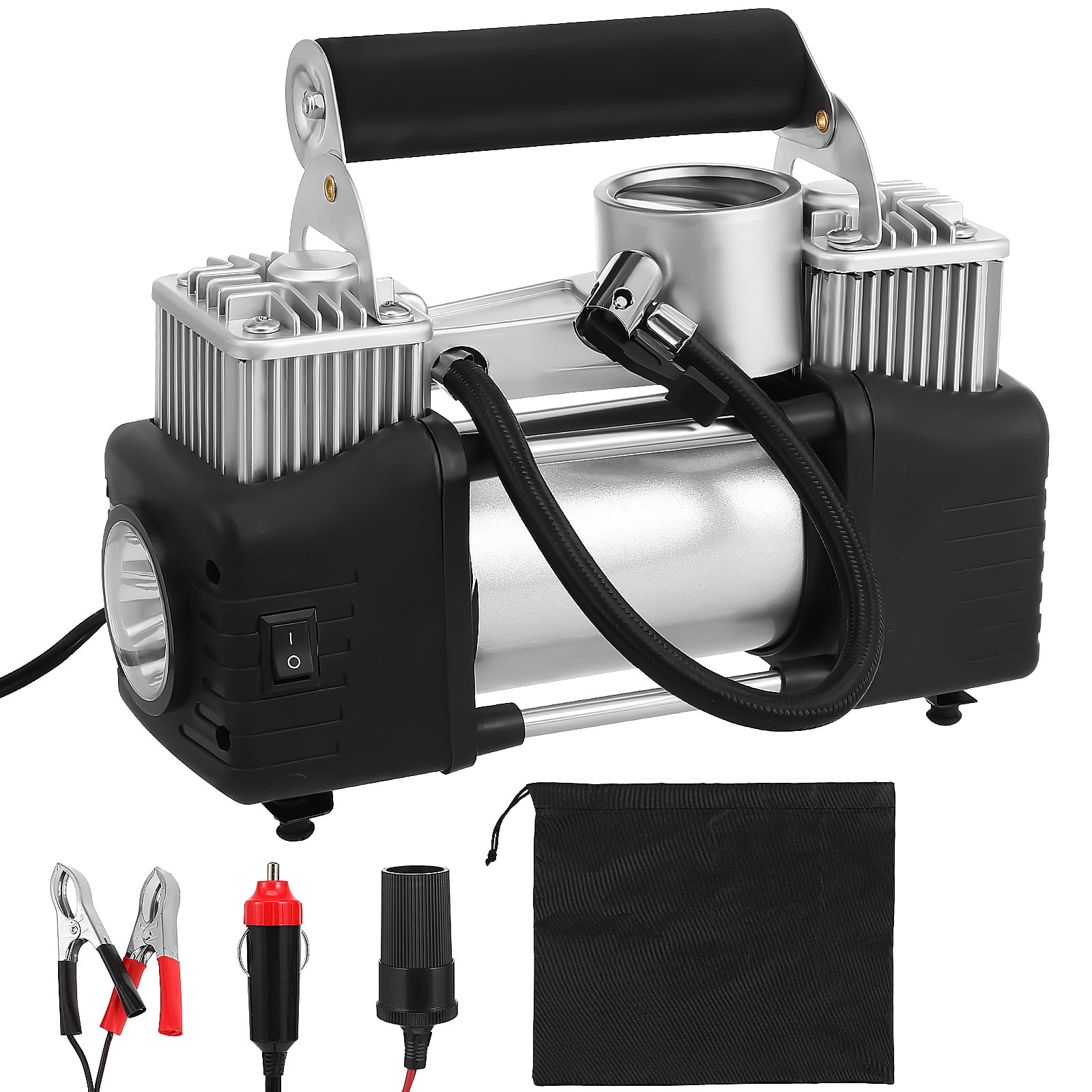 Portable Tire Air Compressor Electric Air Pump Tire Pressure Inflator ...