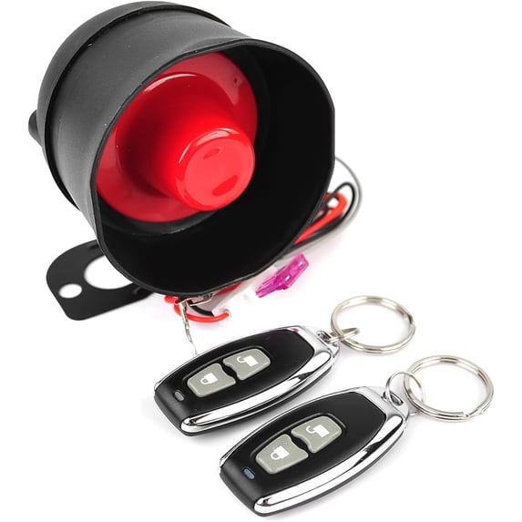 12V Car Alarm System, 125DB Anti-Theft Car Alarm Device with 7-Levels ...
