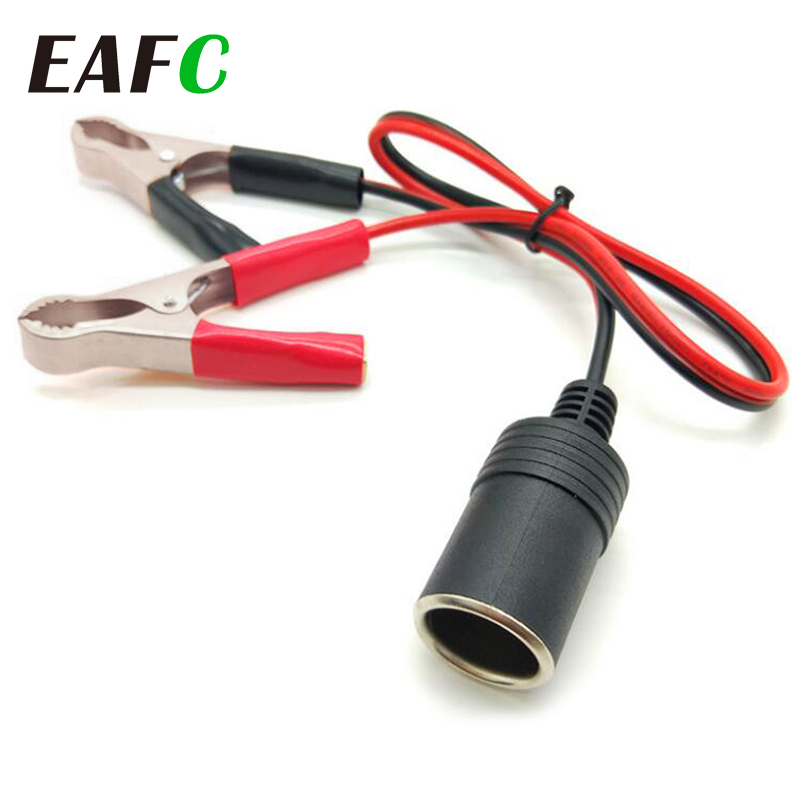 12V Car Battery Terminal Clamp Clip Cigarette Lighter Power Socket ...
