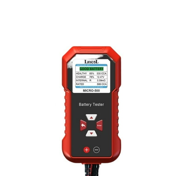 12V Car Battery Tester 40-3000 CCA Lithium Battery Test Lead Acid ...