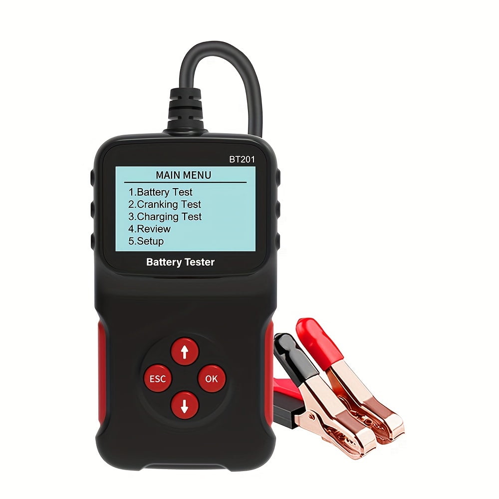 12V Car Battery Tester Automotive 100-2000 CCA Battery Load Tester ...