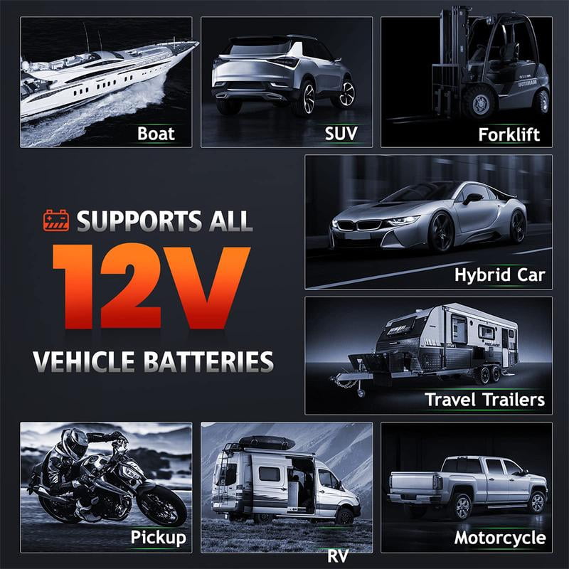 12V Car Battery Tester, Bluetooth 4.2 Auto Battery Load Analyzer for ...