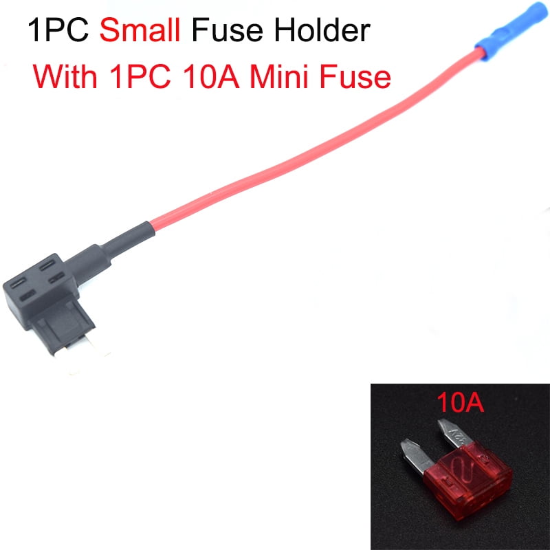 12V Car Fuse Holder MINI SMALL MEDIUM Size Add-a-circuit TAP Adapter ...