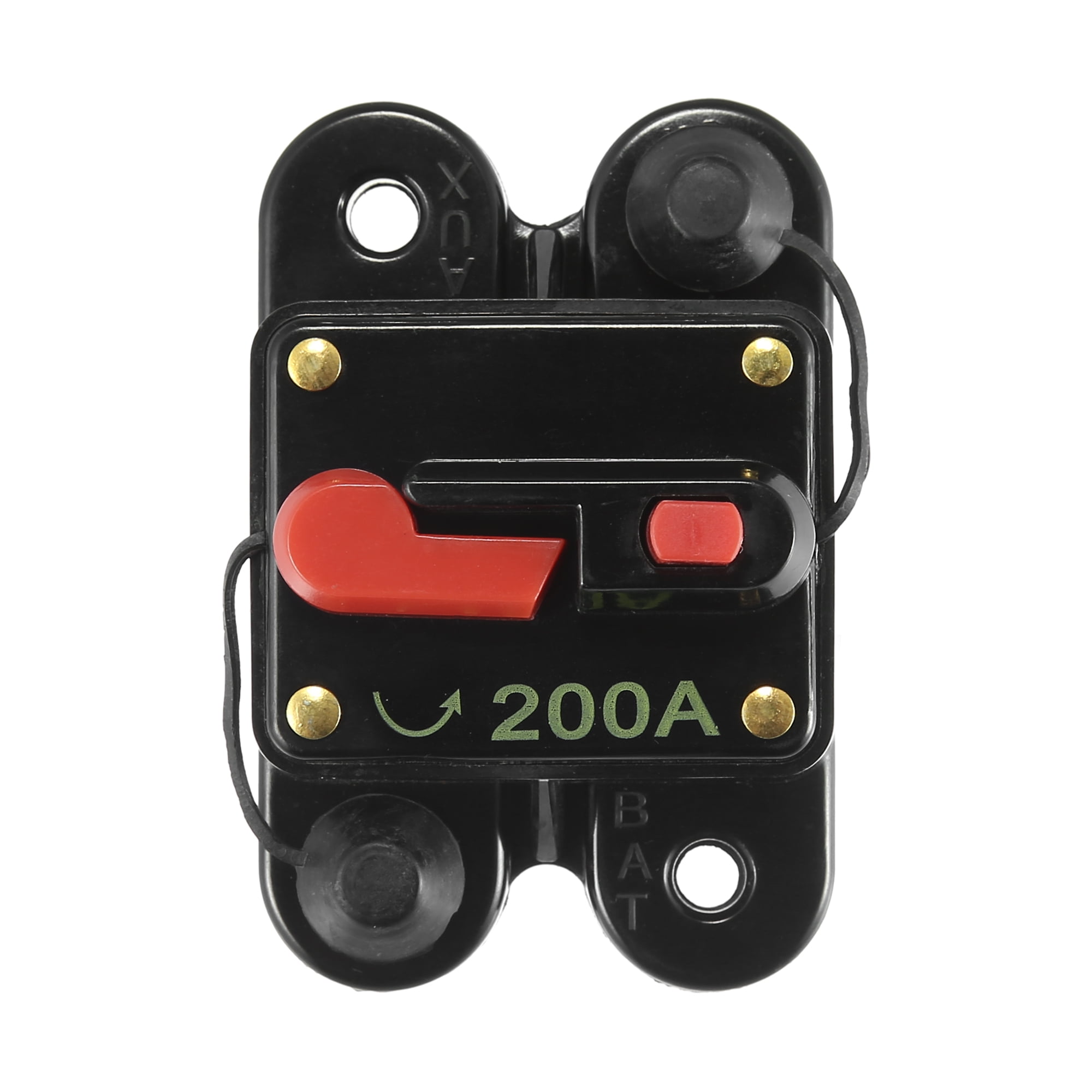 12V Car Fuse Holders Inline Circuit Breaker Reset Fuse Inverter 200A ...