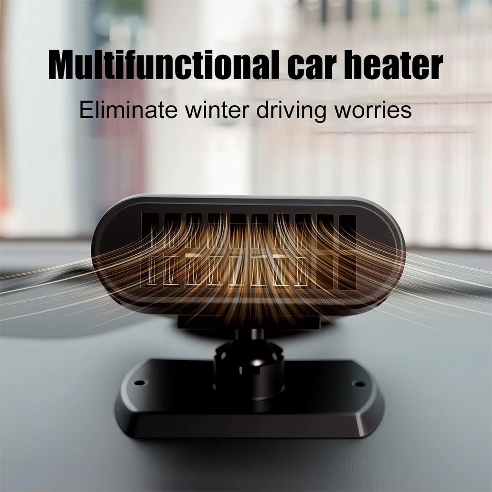 12V Car Heater And Defroster, Portable 2-In-1 Fast Heating & Fan, Plug ...