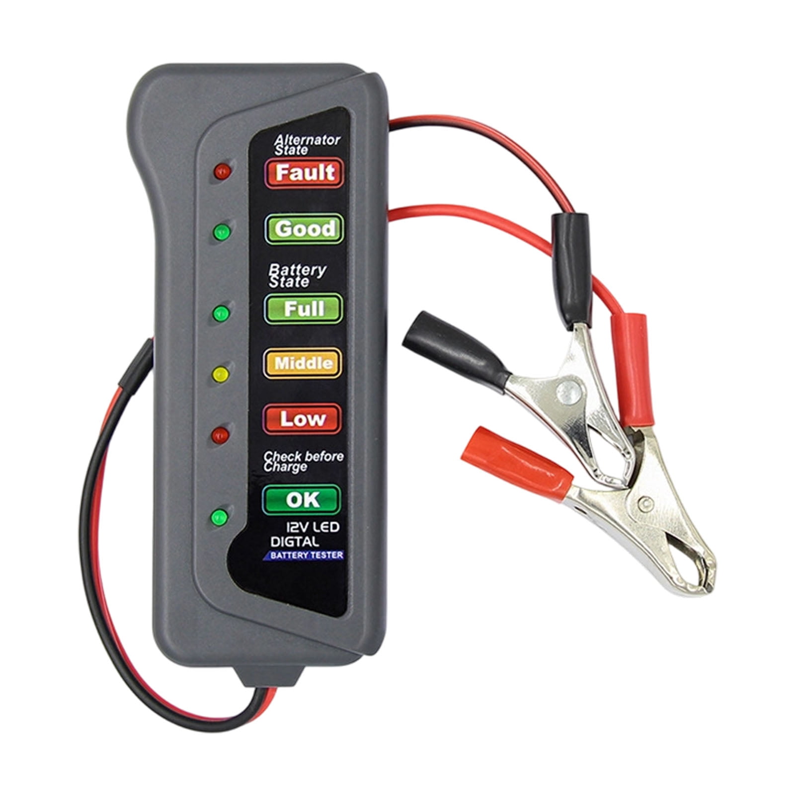 12V Car Motorcycle Diagnostic Tester Metal+ABS Heavy Duty Health ...
