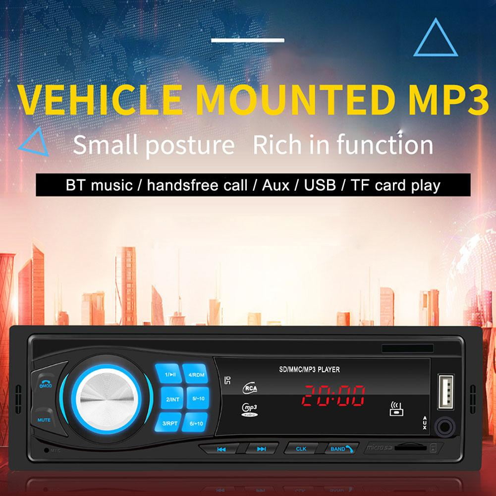 12V Car Radio Stereo Player AUX MP3 USB FM InDash Display GX LCD 1 Din ...