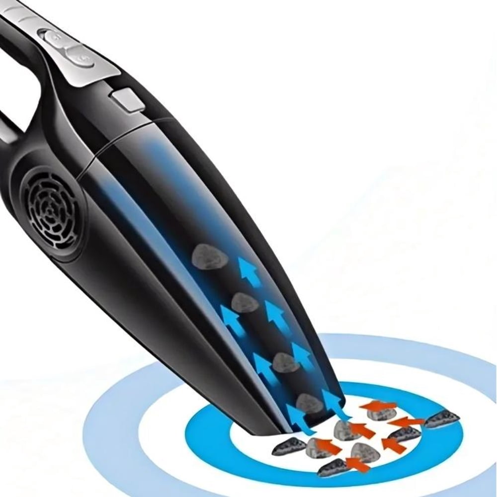 12V Car Vacuum Cleaner 5500PA Strong Suction Portable Dry Wet Auto ...