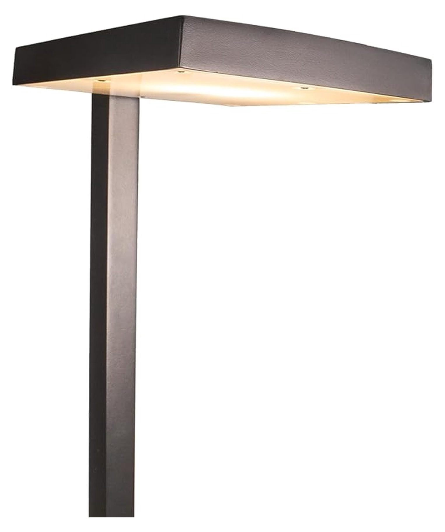 12V Cast Brass Flat Top Light (Black) with 3W 2700K Warm White G4 LED ...