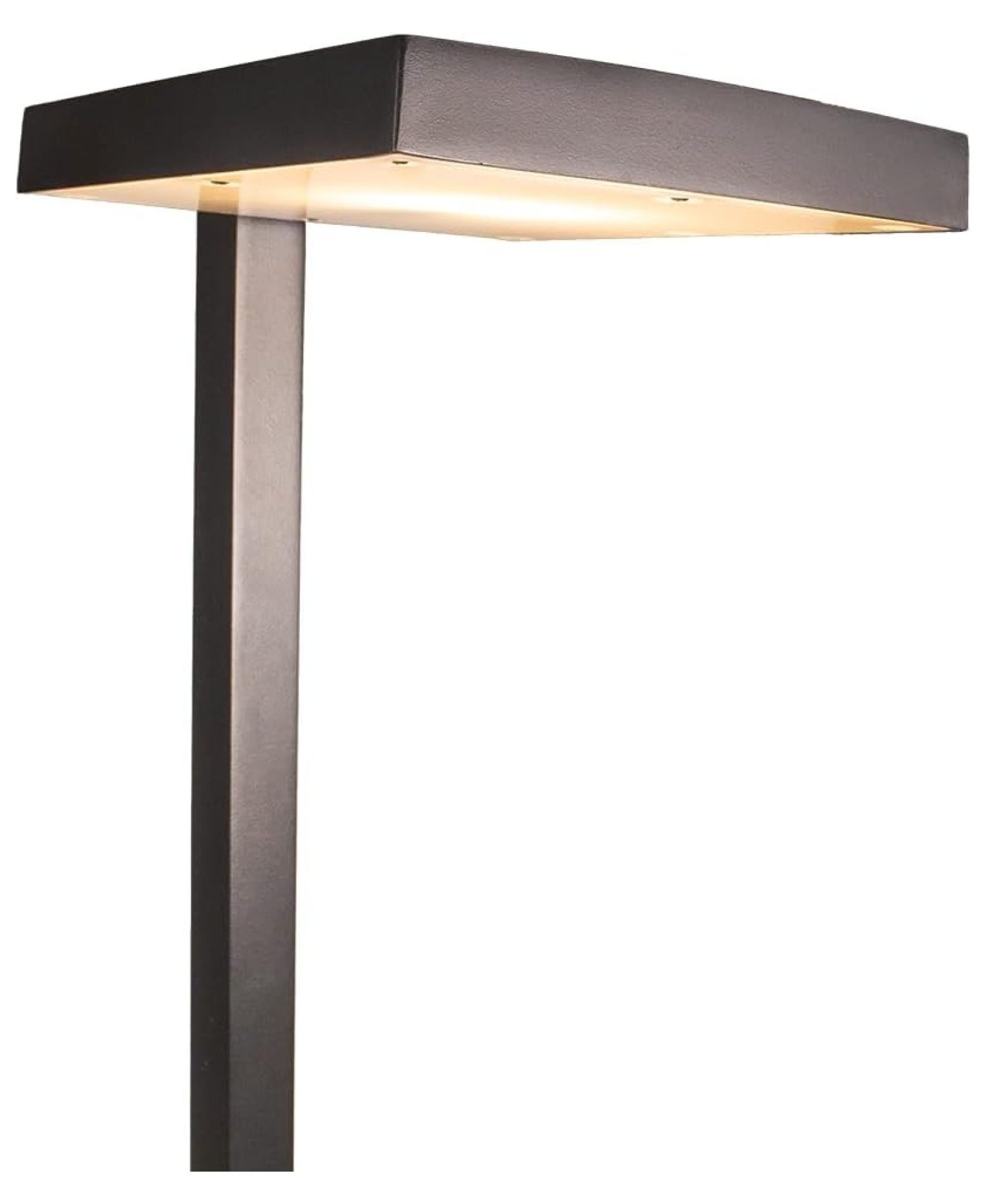 12V Cast Brass Flat Top Light (Black) for Low age Landscape Lighting on ...