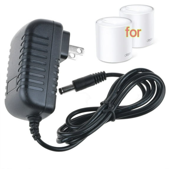 12V Charger Compatible with TP-Link Deco Tri Band Mesh WiFi System ...