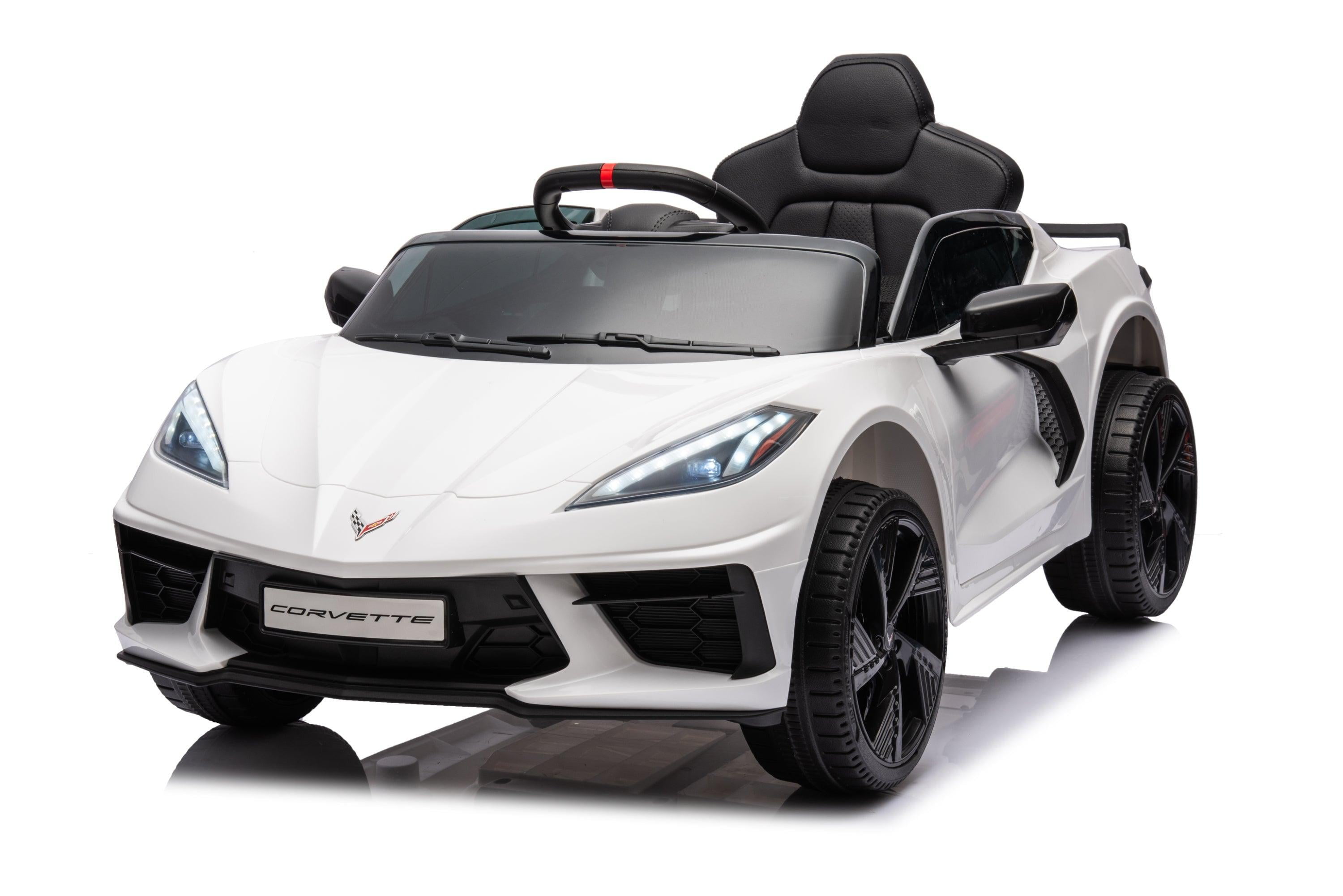 12V Chevrolet Corvette C8 Stingray 1-Seater Kids Ride-On Car - Walmart.com