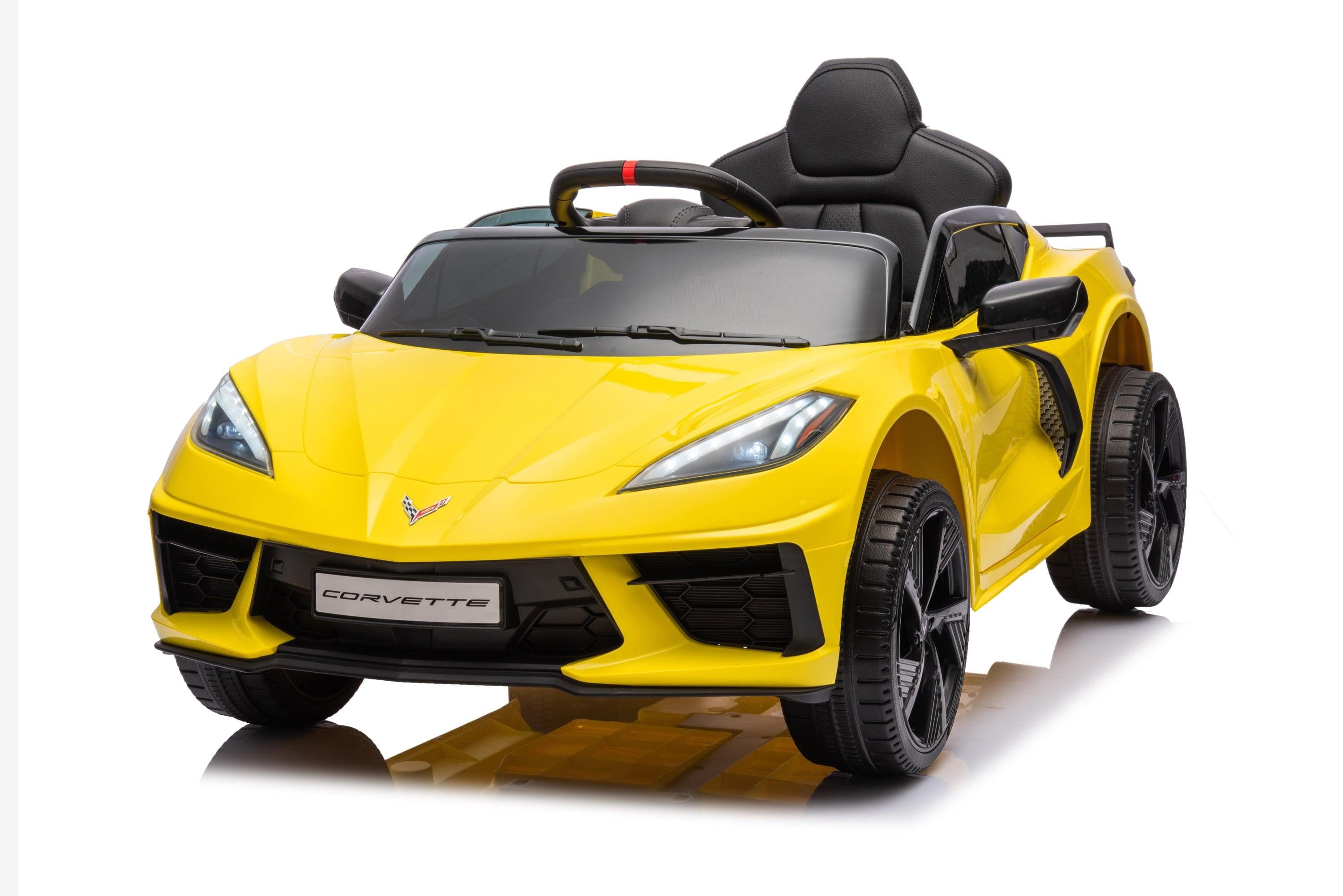 12V Chevrolet Corvette C8 Stingray 1-Seater Kids Ride-On Car - Walmart.com