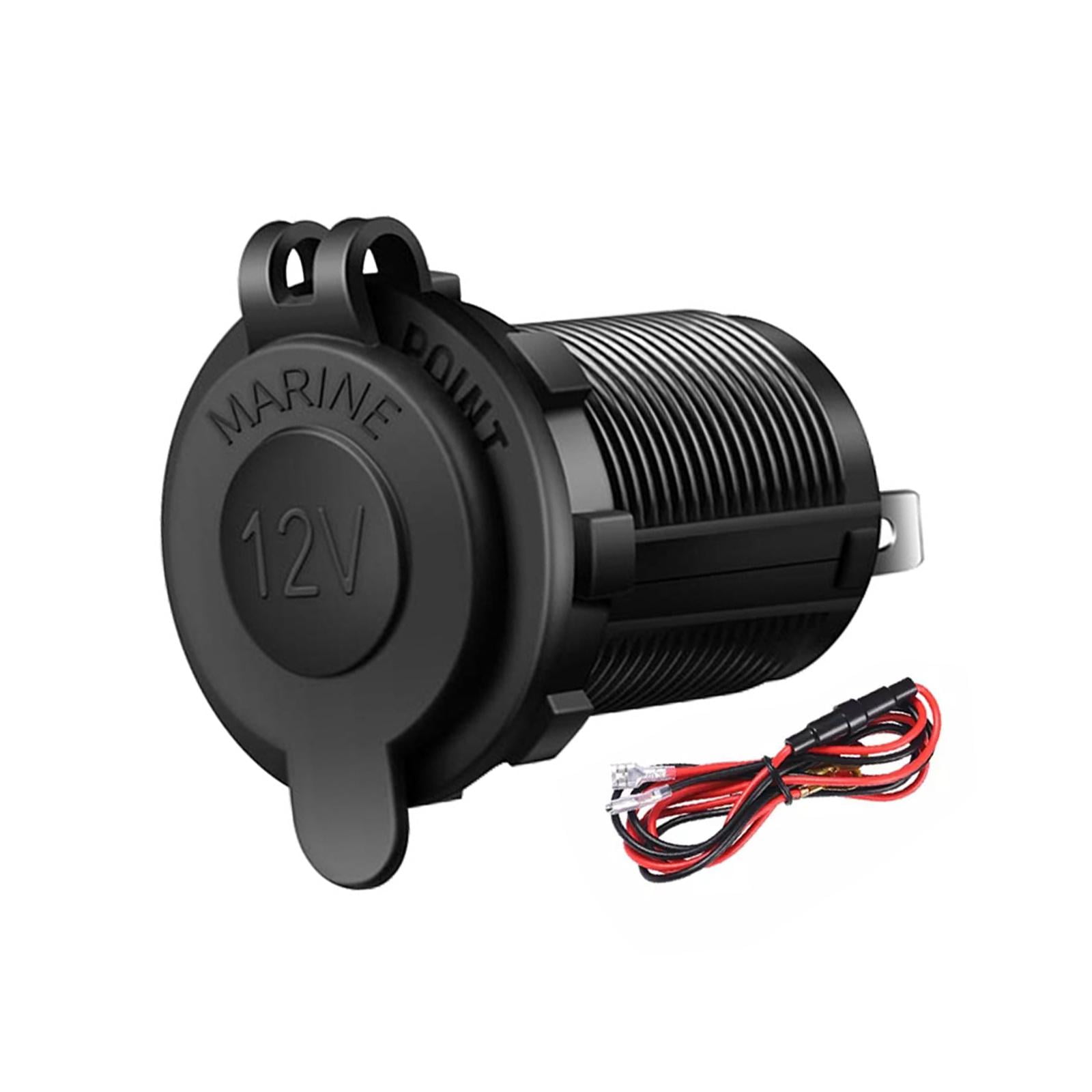 12V Cigarette Lighter Socket Car Motorcycle ATV RV Lighter Sockets ...