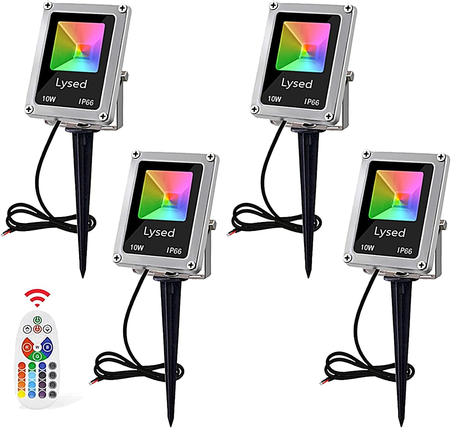 12V Color Changing LED Landscape Lights Landscape Lighting Low Voltage ...