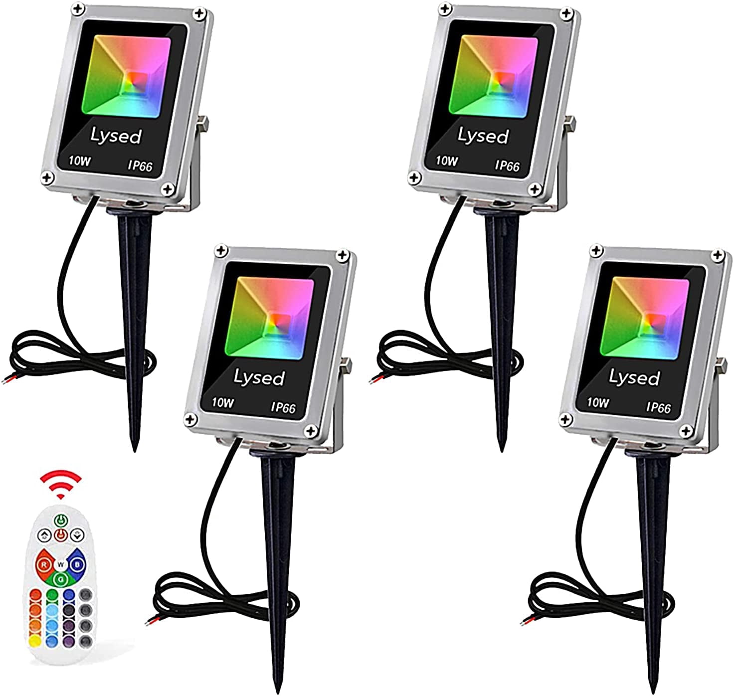 12V Color Changing LED Landscape Lights Landscape Lighting Low Voltage ...
