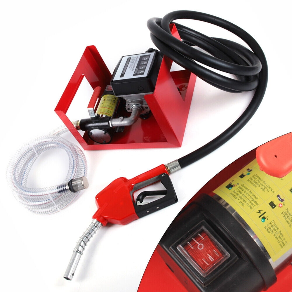 12V Commercial Electric Oil Transfer Pump Oil Fuel Transfer Pump Diesel ...