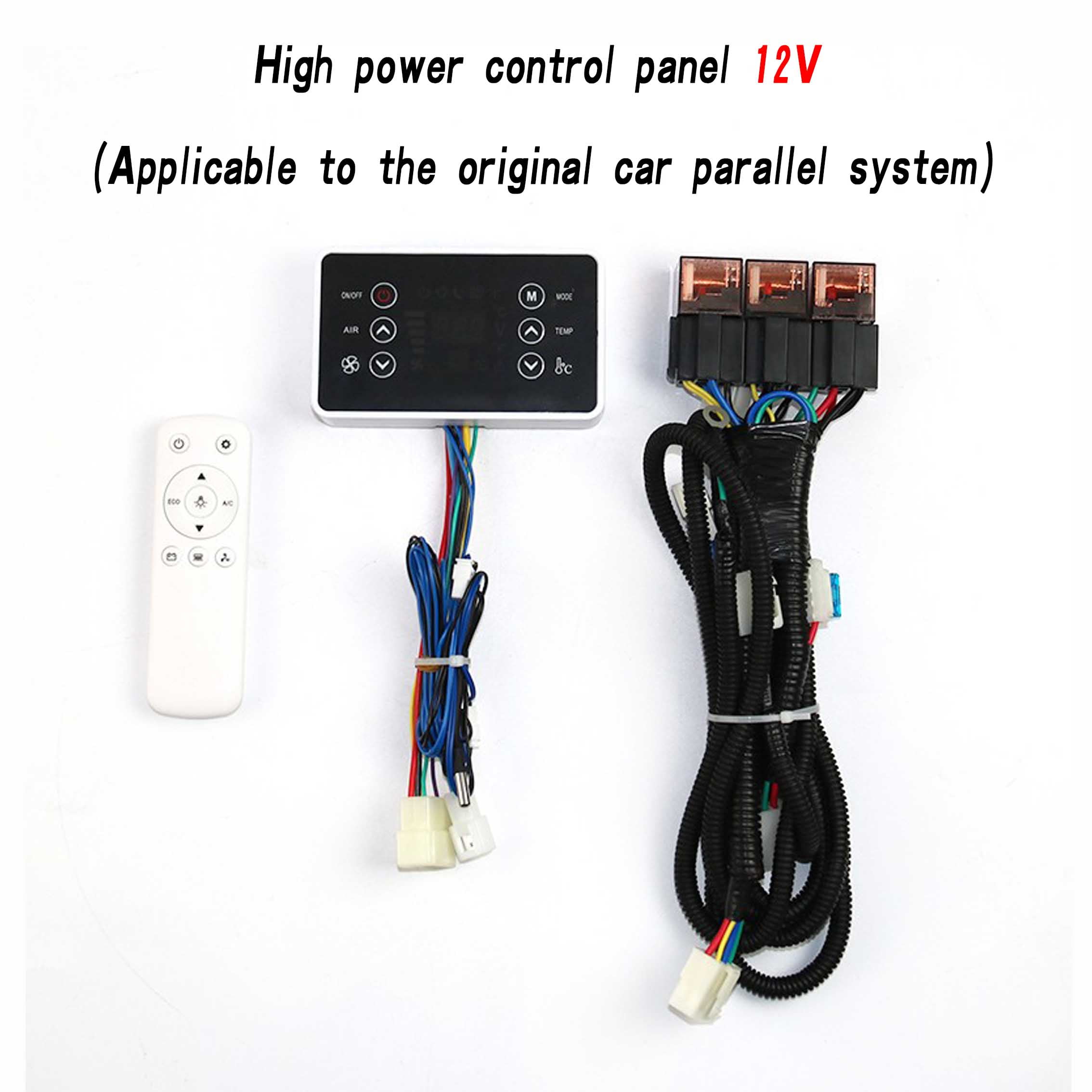 12V Control Panel-Car Parallel AC Control Panel, Hose Joint for ...