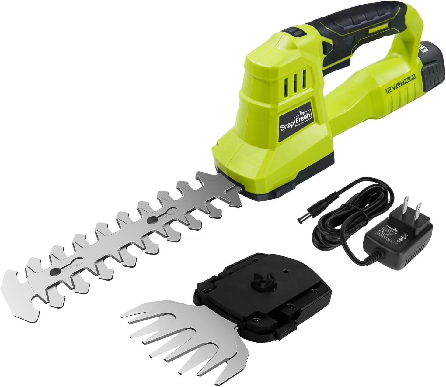 12V Cordless Grass Shears - 2-in-1 Cordless Hedge Trimmer Handheld ...