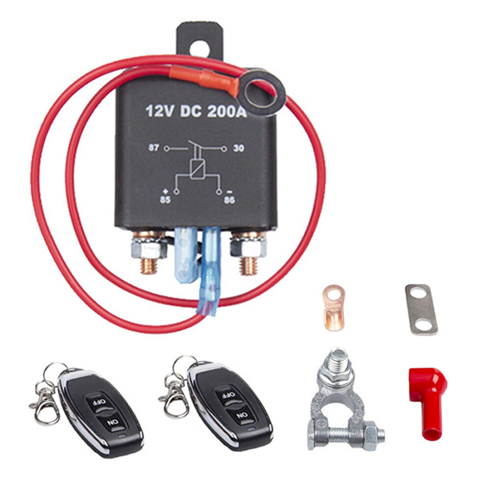 12V DC 200A Remote Battery Disconnect Switch,Prevent Battery Drain ...