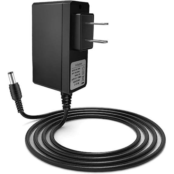 12V DC 2A Wall Power Supply Adapter with 2.1mm x 5.5 Plug 2A(2000MA) AC ...