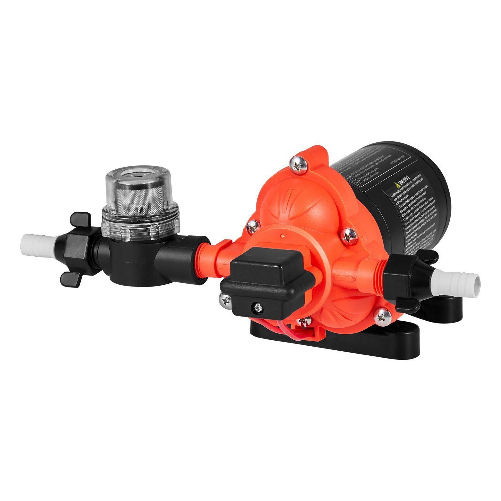 12V DC 4 GPM 15.1 Lmin 40 PSI Max Pressure 3 Chamber Self Priming ...