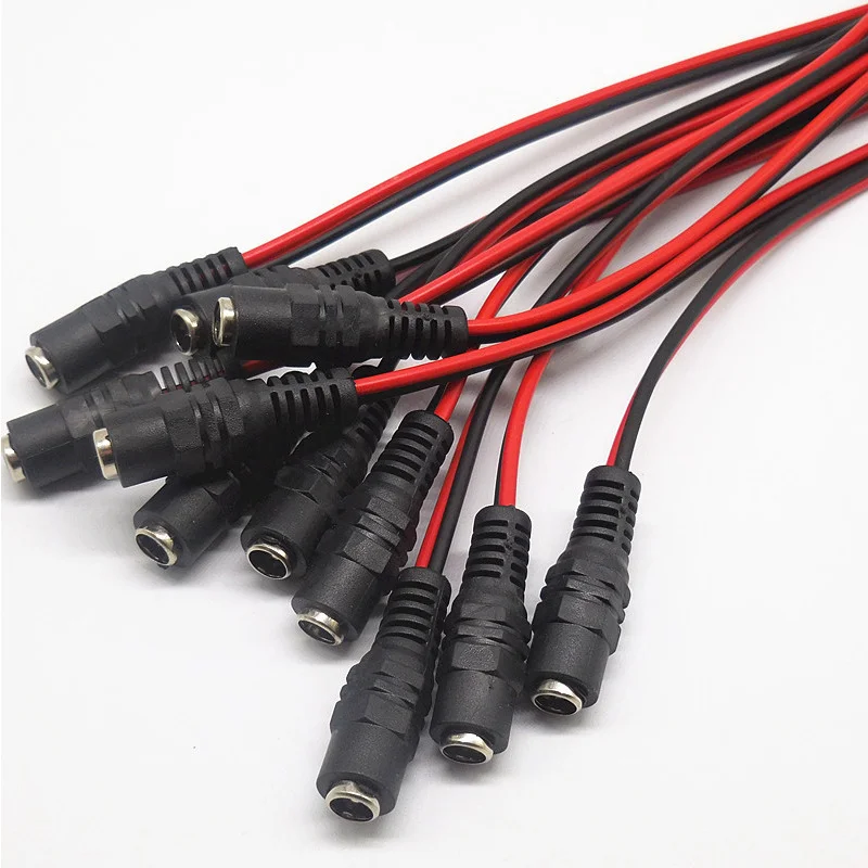 12V DC Connectors Male Female jack cable adapter plug power supply 26cm ...