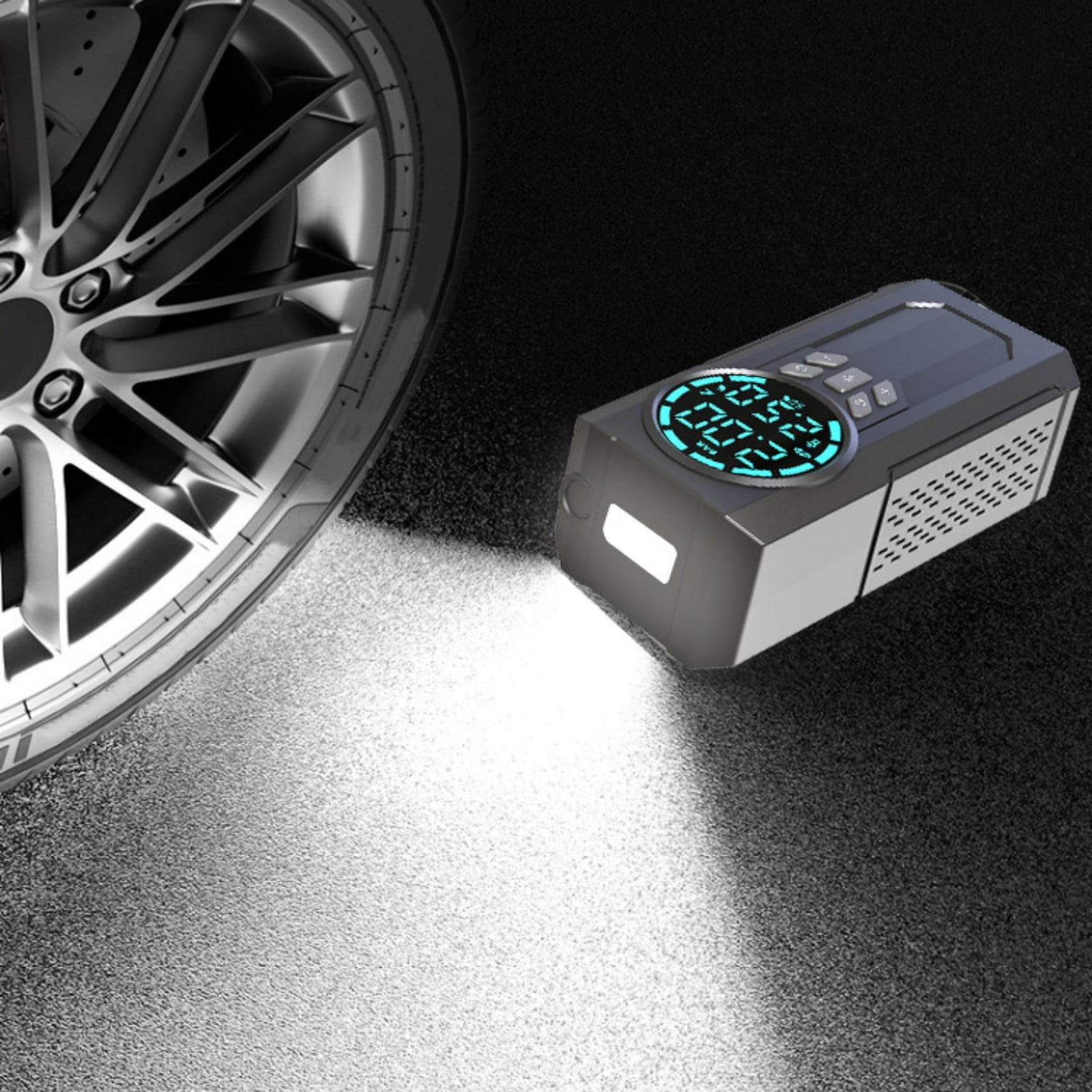 12V DC Corded Electric Tire Inflator Portable Air Compressor, Auto Air ...