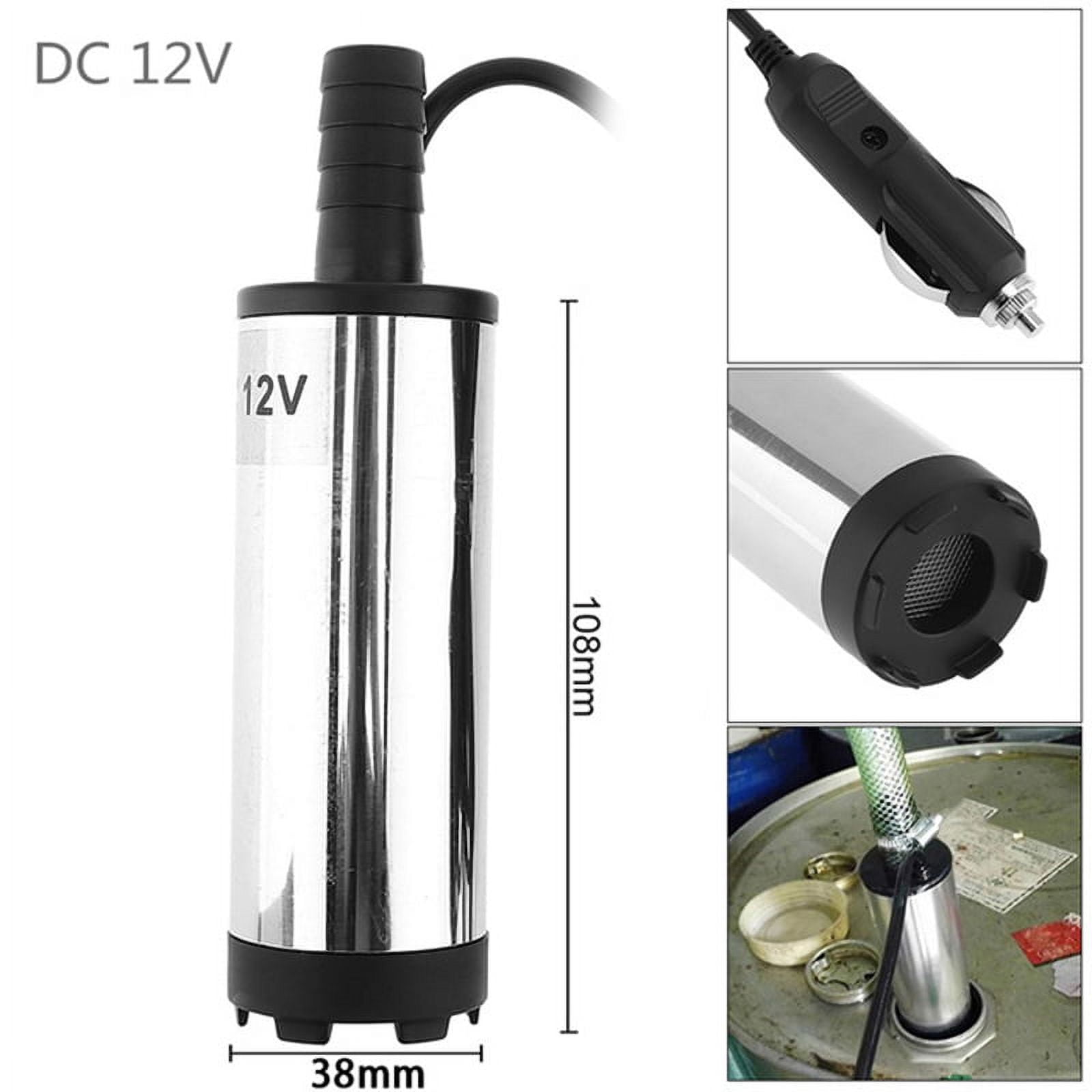 12V DC Electric Submersible Oil Pump Car Diesel Kerosene Biodiesel ...