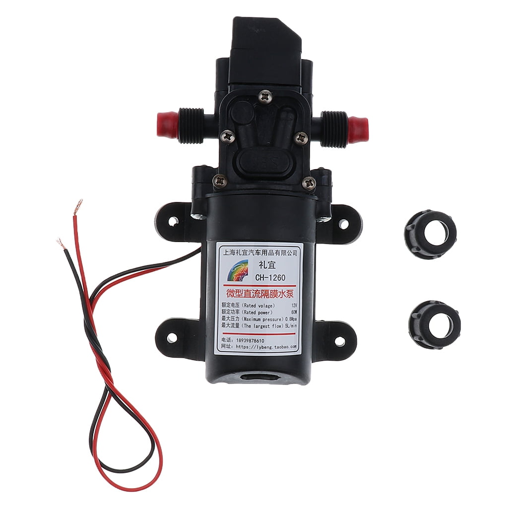 12V DC Fresh Diaphragm Pump Self Priming Sprayer Pump with Pressure ...