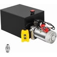 12V DC Hydraulic Pump Power Unit, Double Acting,15 Quart Metal ...