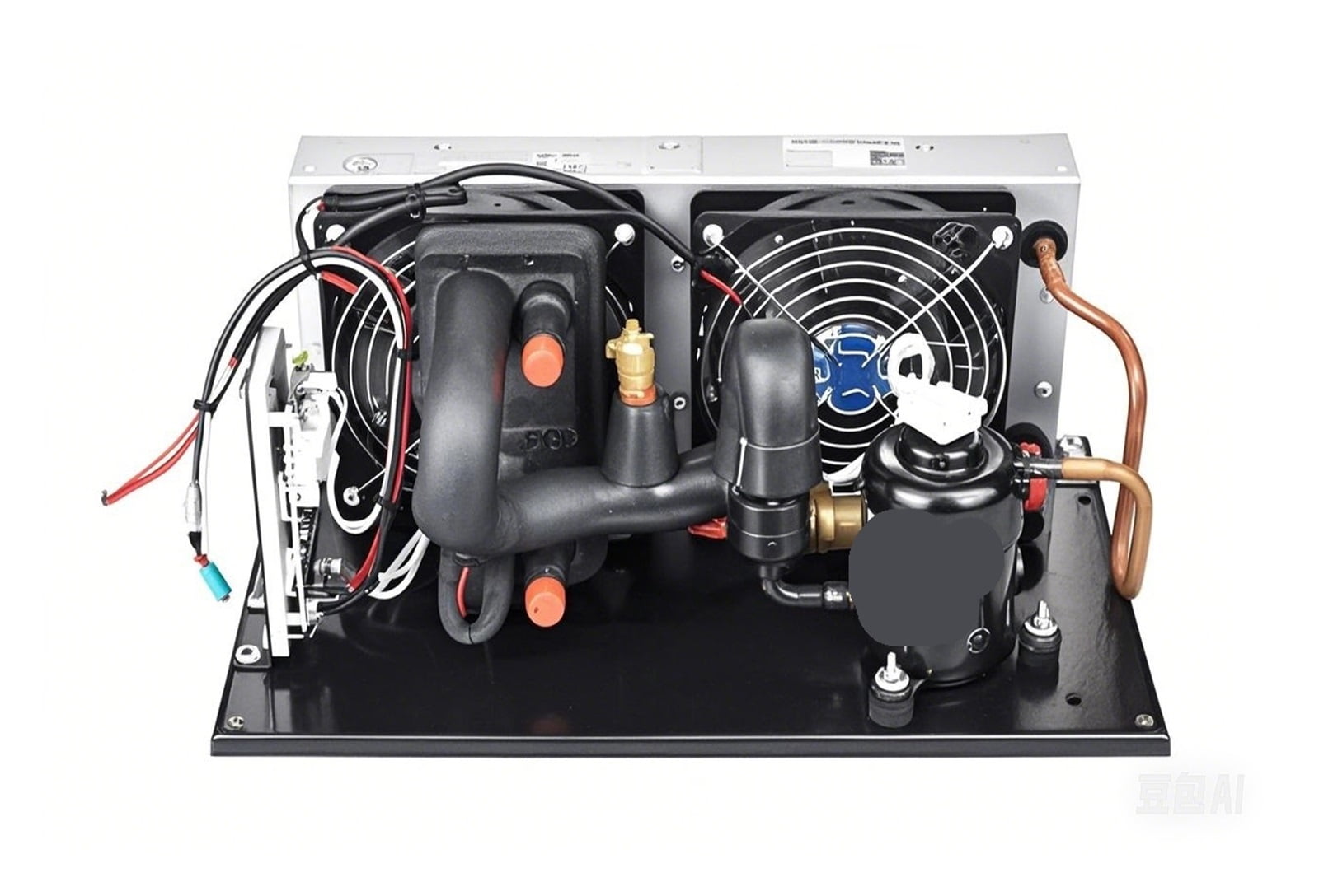 12V DC Plate Liquid Chiller DV1910E - P - 130W Capacity, R134A, Compact ...