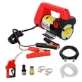 12V DC Portable Self-Priming Diesel Transfer Pump Kit With Red And ...