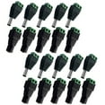 12V DC Power Connector 5.5mm x 2.1mm, Guy-Tech (10 x Male + 10 x Female ...