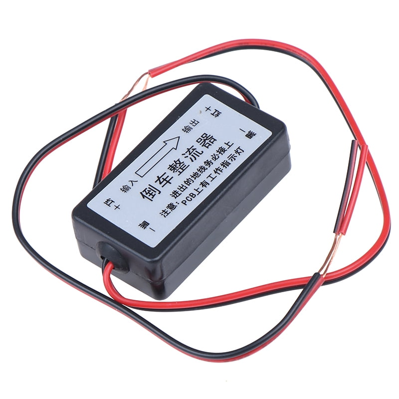 12V DC Power Relay Capacitor Filter Connector Auto Car Camera Filter ...