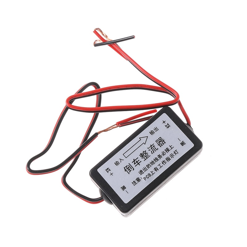12V DC Power Relay Capacitor Filter Rectifier for Car Rear View Backup ...