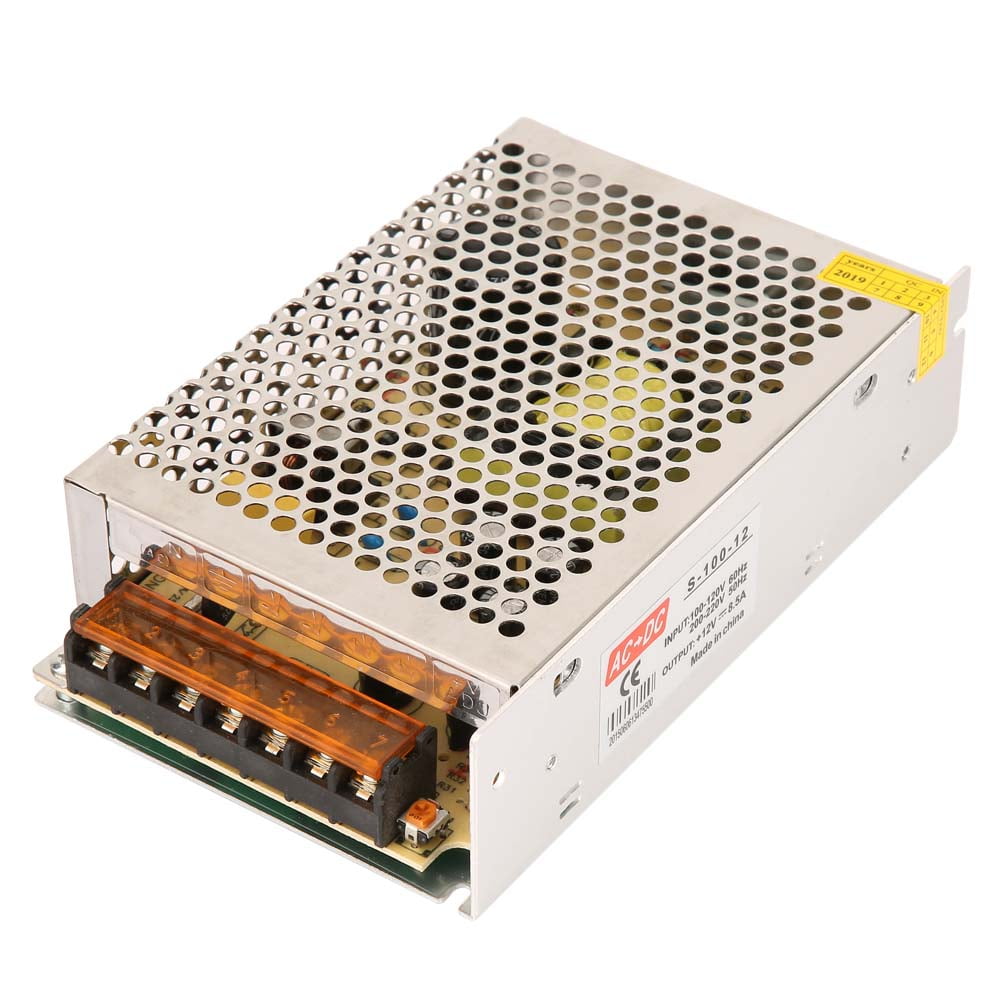 12V DC Power Supply Board, 100W 85A High-Stability Power Adapter with ...