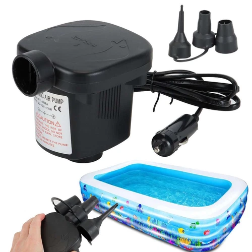 12V Dc Electric Air Pump For Intex Inflatable Air Mattress Bed Boat ...