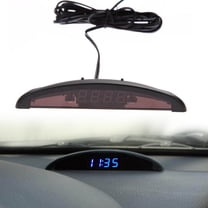 12V Digital LED Alarm Auto Electronic Car Clock Voltmeter Thermometer 3 ...