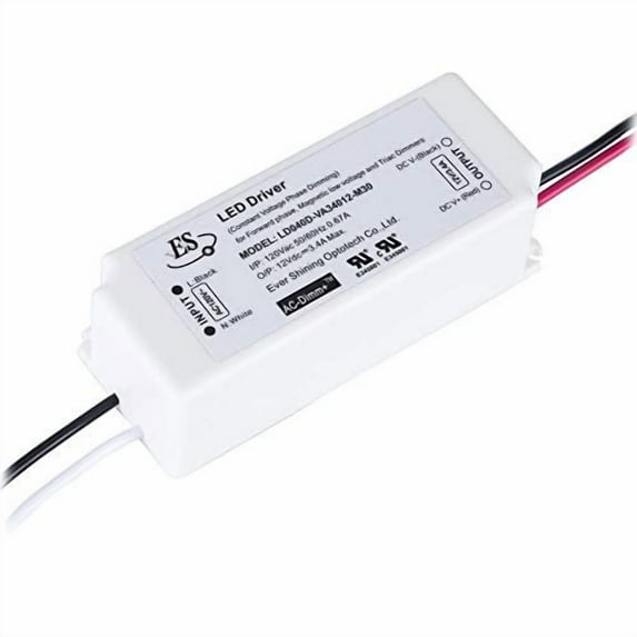 12V Dimmable LED Driver 40 Watt Triac Dimming 12 Volt Power Supply IP67 ...