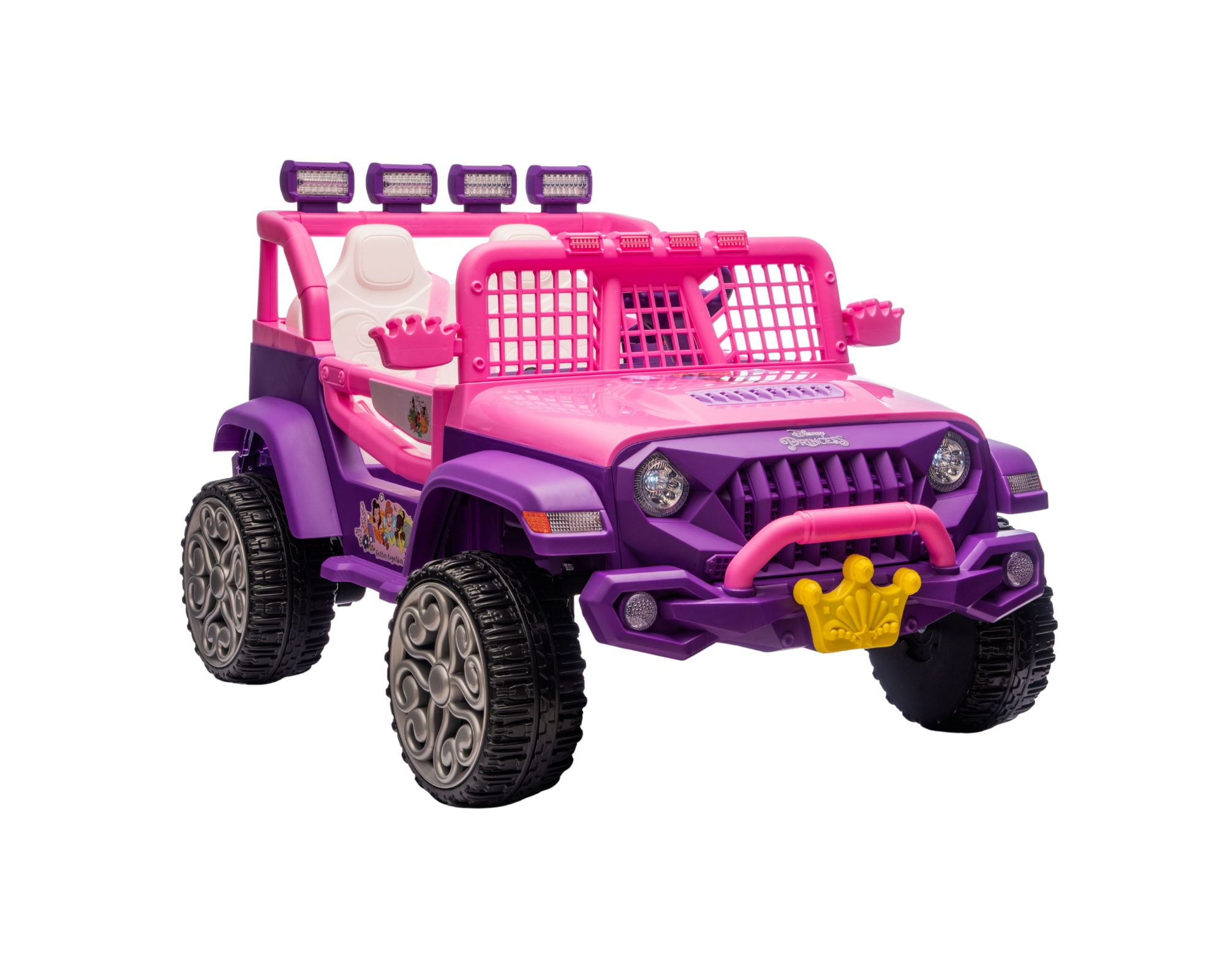 Disney Princess 12V Ride-On SUV - 2-Seater Kids Car - Walmart.com